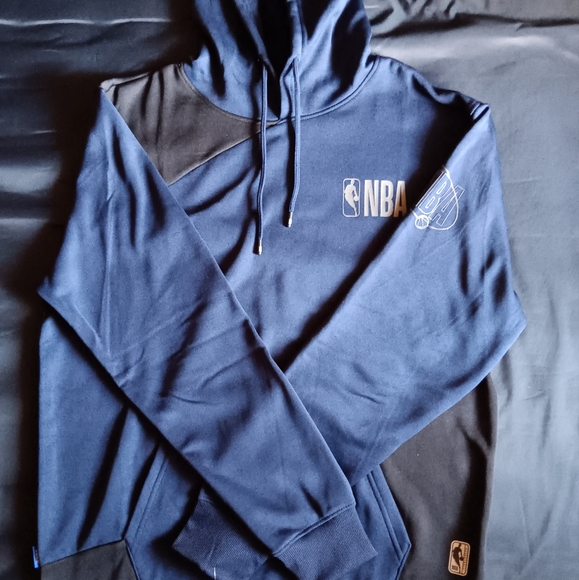 NBA | Shirts | Nba Orbitial Fleece Pullover Hoodie Navy Blueblack Mens ...